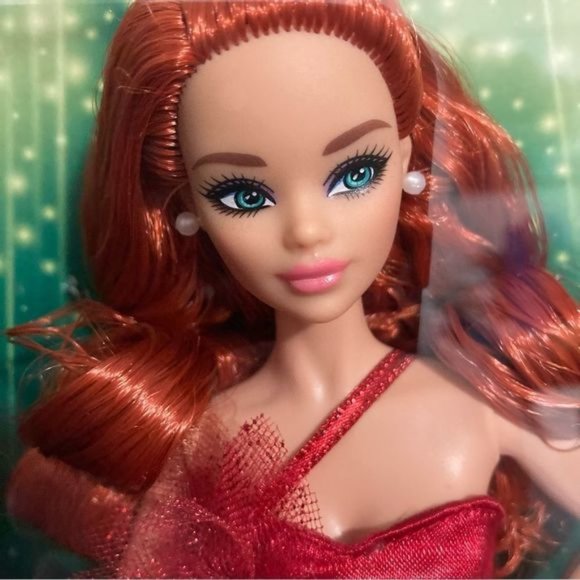Barbie | Toys | 222 Holiday Barbie Doll Rare Sold Out Red Hair | Poshmark